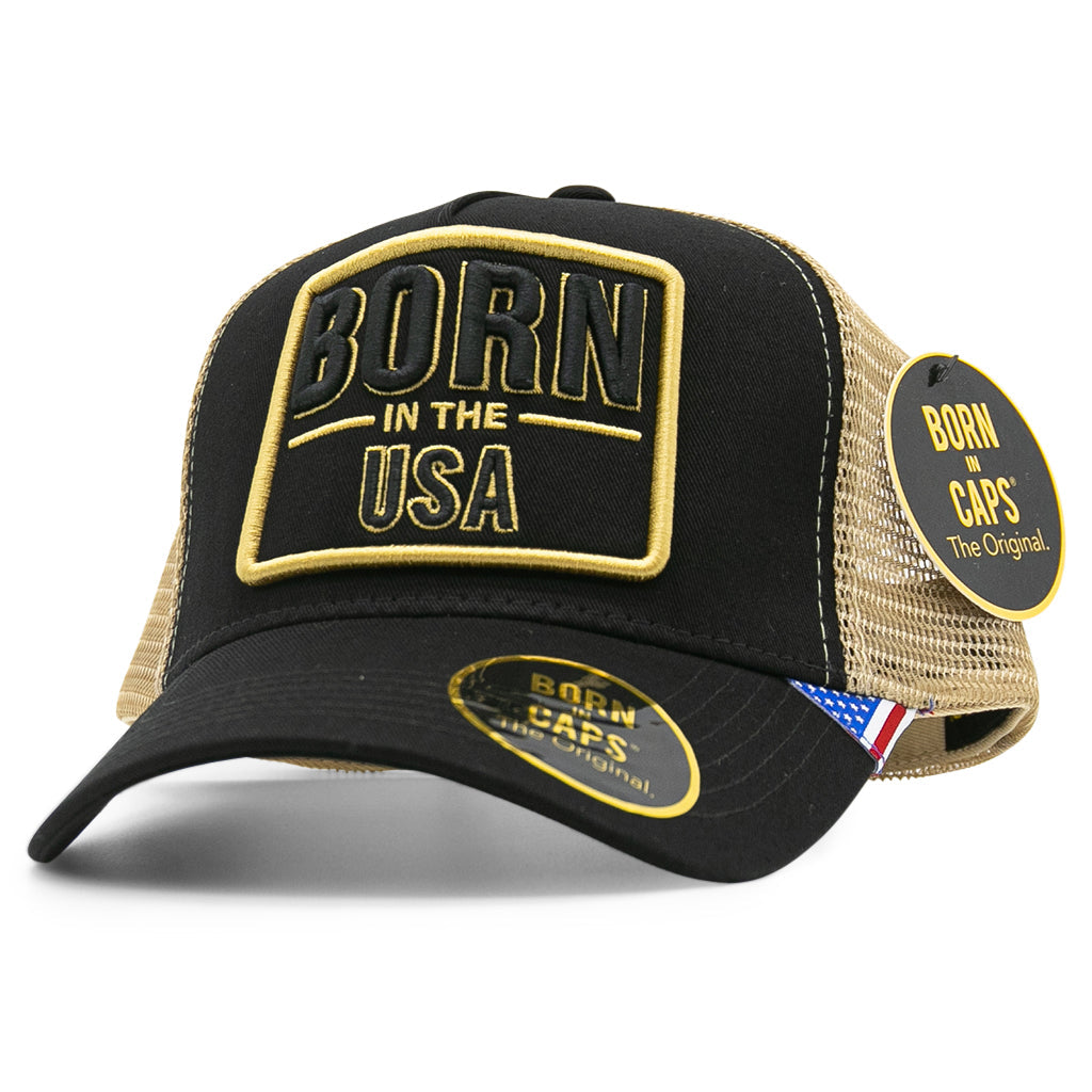 BORN IN THE USA - GOLD – House of Caps Group